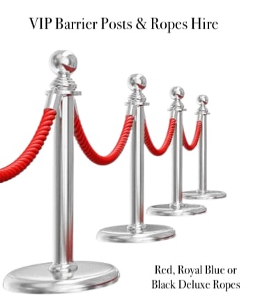 VIP Barrier Rope Hire in Wolverhampton, Walsall | Barrier Post Hire